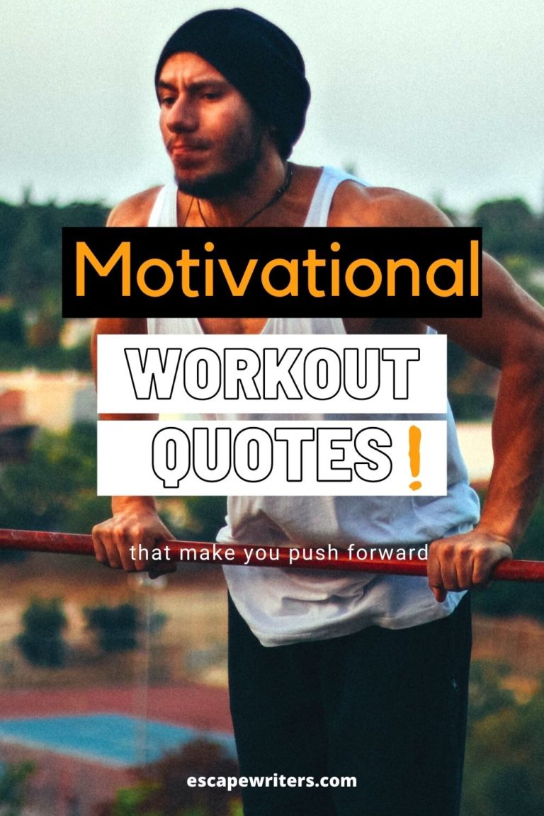 30 Motivational Workout Quotes to Work Harder - Escape Writers